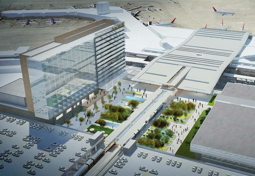 MNAA BNA 1902A Terminal Garage C & Airport Administration Building ...