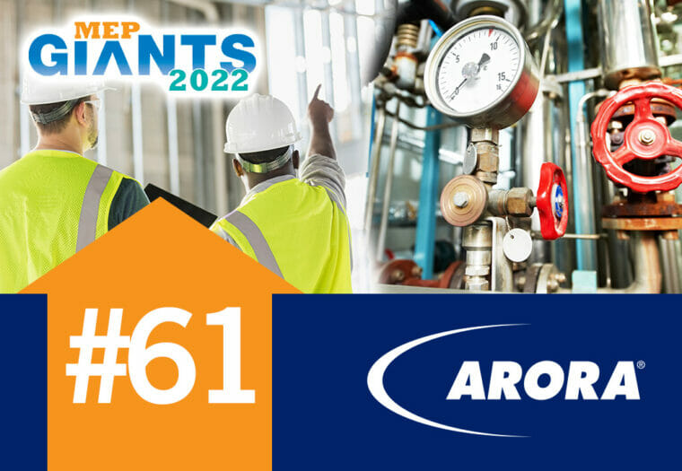 Arora Among the 2022 MEP Giants - Arora Engineers